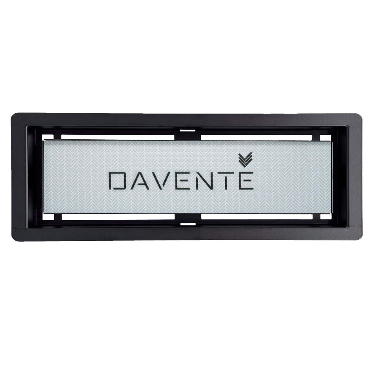 Davente DROP-IN FLUSH MOUNT Floor Vent - 4” x 12” Duct Opening (BLACK ...