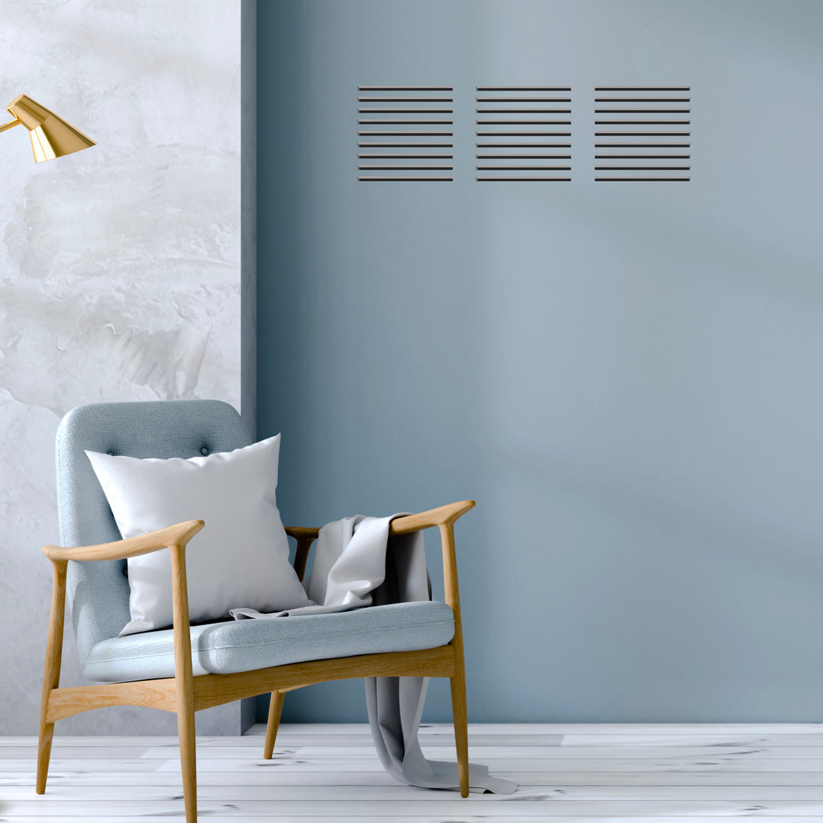 Envisivent Permanent Air Return Vent, 20” x 6”